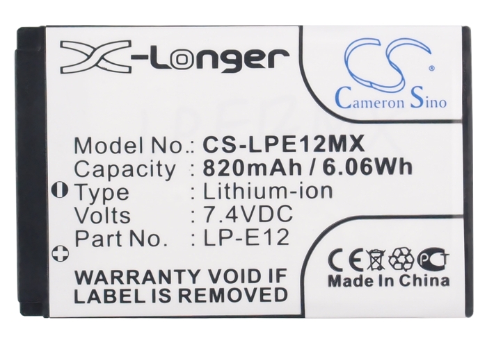 Li-ion Battery for Canon EOS-M50 OS-M PowerShot SX70 HS 7.4V 820mAh | eBay