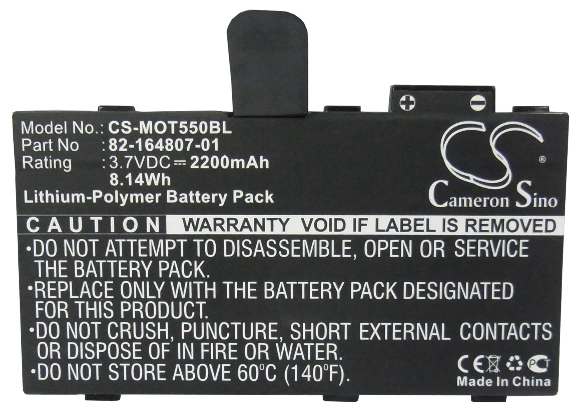 Li-Polymer Battery for Motorola TC55 TC55AH-JC11ES 3.7V 2200mAh | eBay