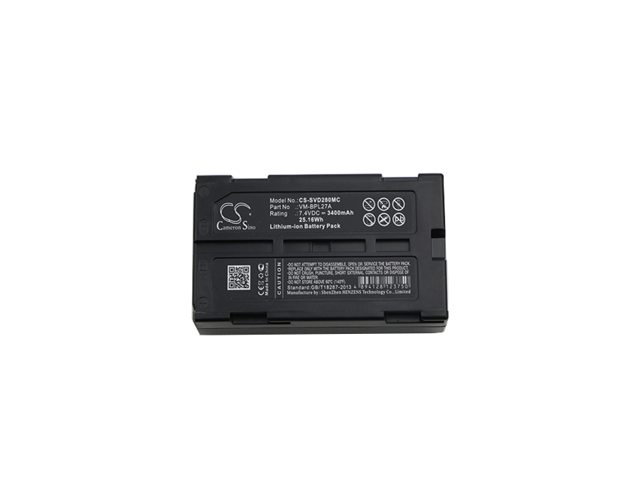 Li-ion Battery for Panasonic NV-GS100K NV-GS10B NV-GS10EG 7.4V 3400mAh ...