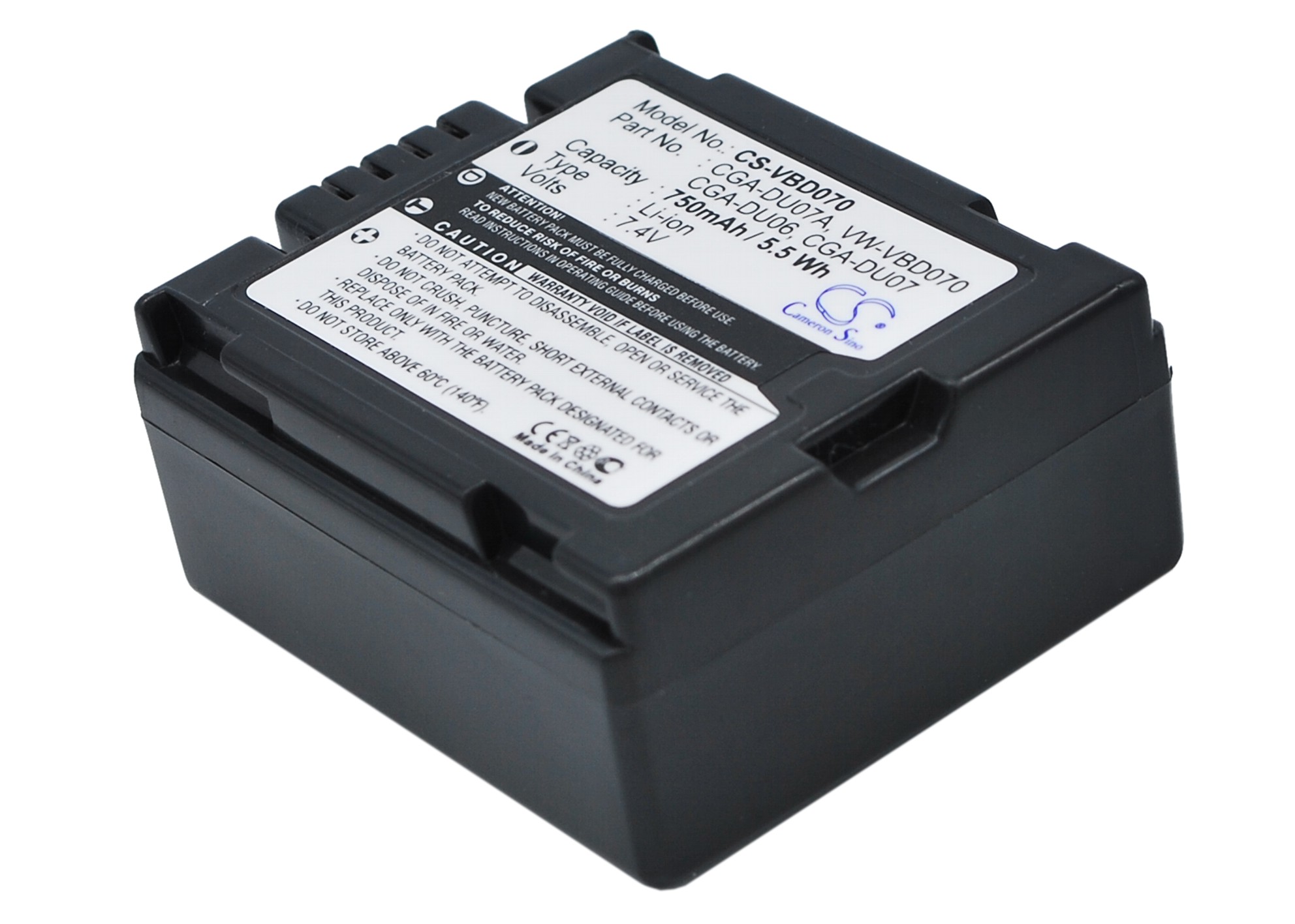 Li-ion Battery for HITACHI DZ-GX5060 DZ-GX5060SW DZ-GX5080A 7.4V 750mAh ...