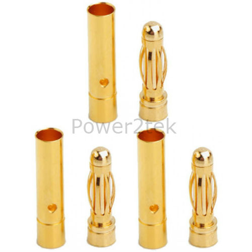3-pair Amass GC3010 Male & Female 3mm Connector Socket Plugs for RC ...